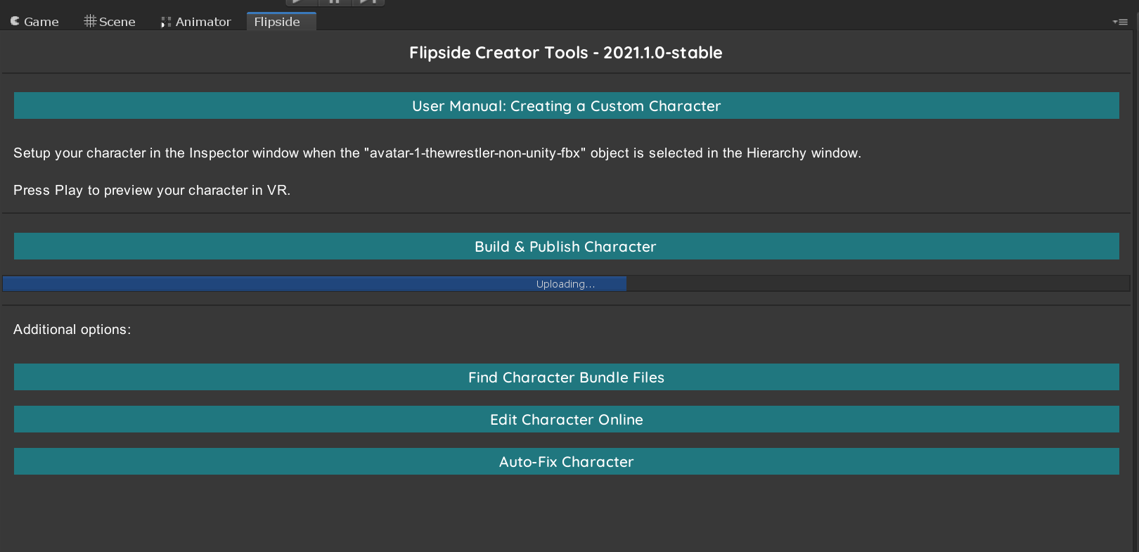 Flipside Real-Time Animation and Motion Capture - Creating a custom character