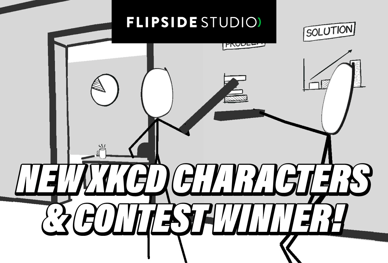 Flipside - New xkcd characters and our contest winner!